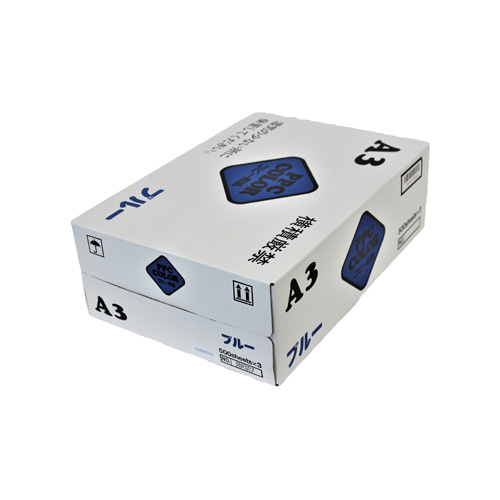 日本製紙 PPC COLOR A3 ブルー 1箱（1500枚） GAAA8231