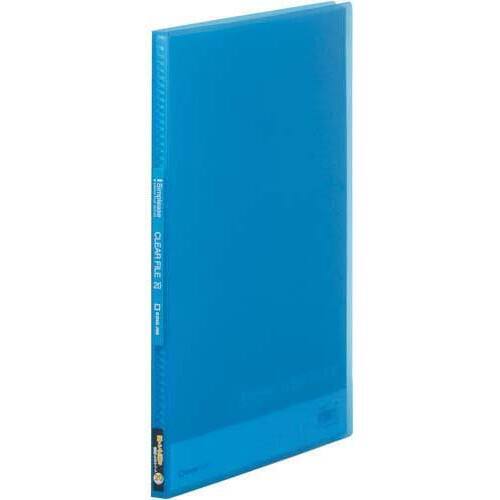 キングジム シンプリーズクリアーF A4縦20P 透明青10冊 186TSP－B×10